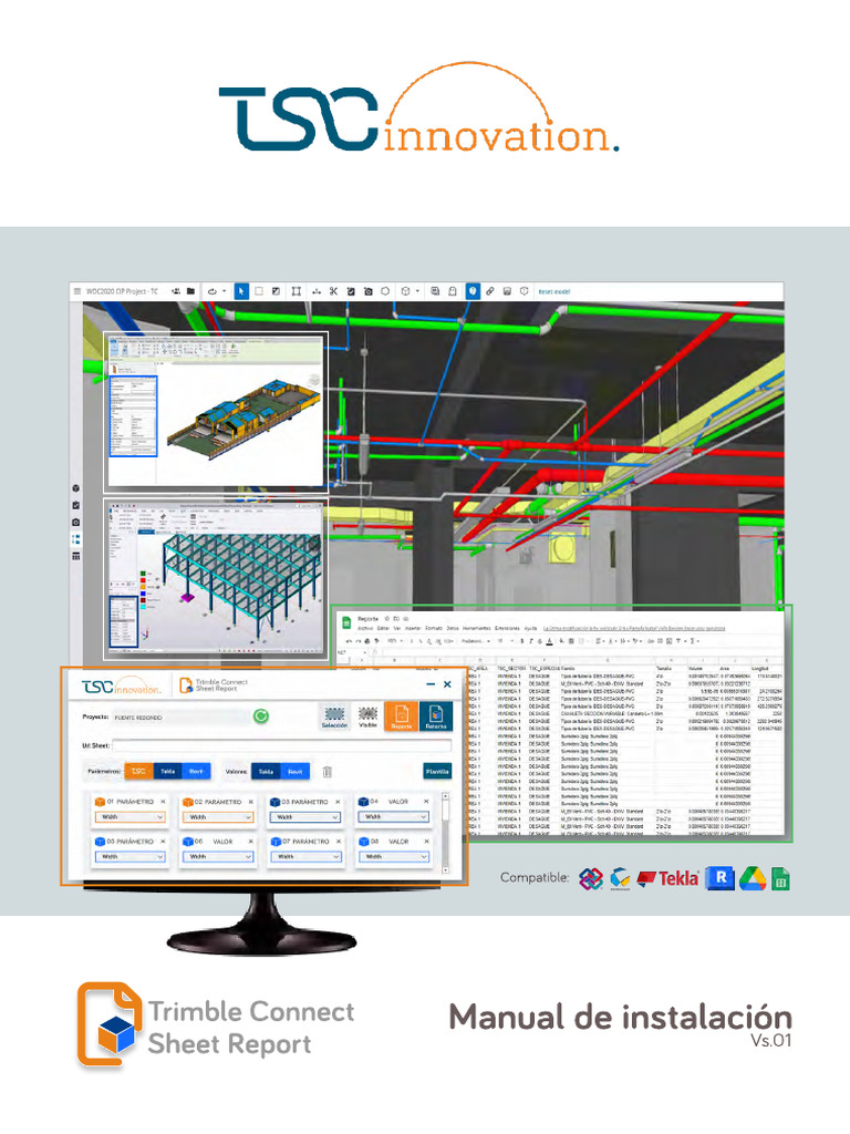 Guía de Instalación Trimble Connect Report | PDF