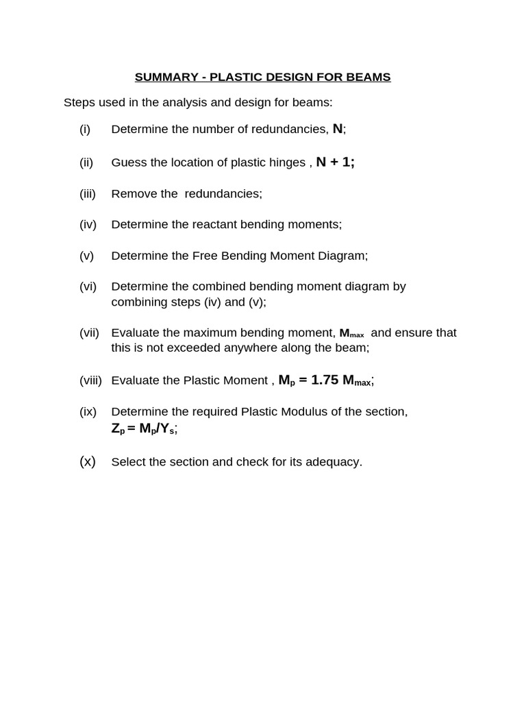 Determination of Full Plastic Modulus of Steel Structures 08-04-2025 ...