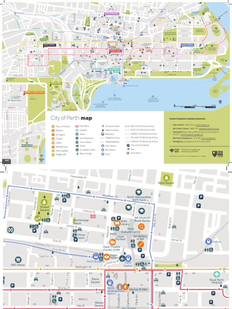 Perth City Transit and Map Guide | PDF