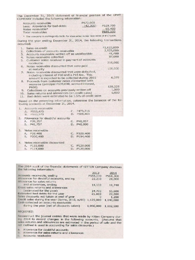 Handout 05 - Notes and Loans Receivable | PDF
