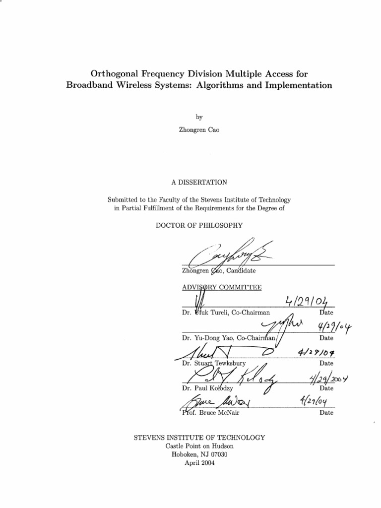 OFDMA For Broadband Wireless Systems | PDF