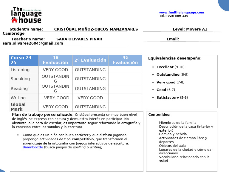 NOTAS 2DO TRIMESTRE Cristóbal | PDF | Aprendizaje