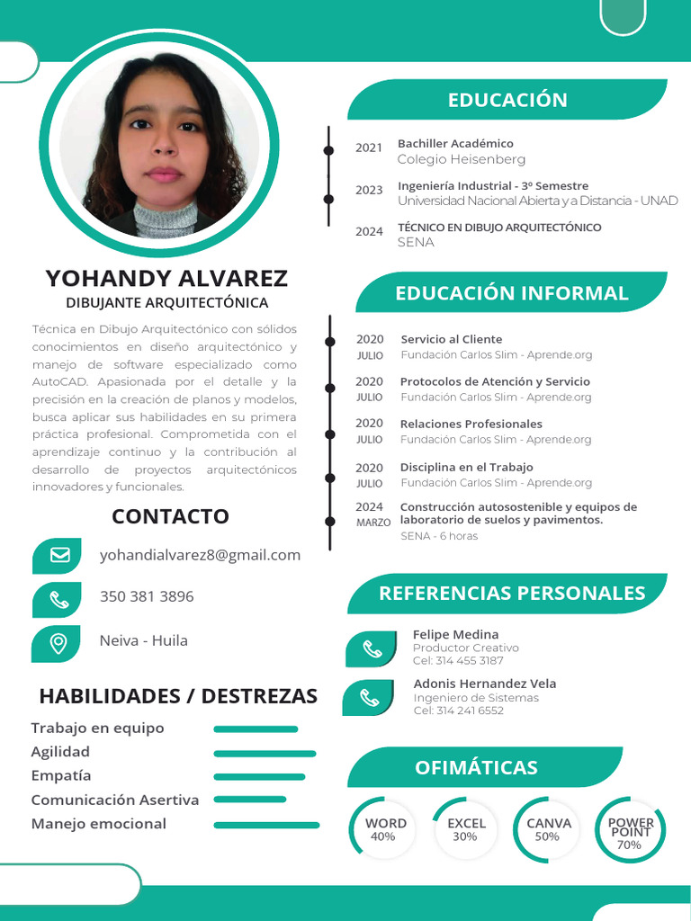 Curriculum Vitae- Yohandy Alvarez | PDF | Aprendizaje | Ingeniería