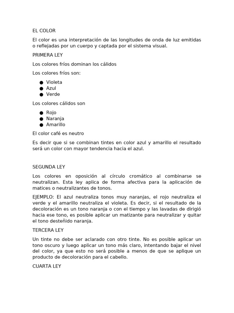 Leyes Del Color | PDF | Color | Azul