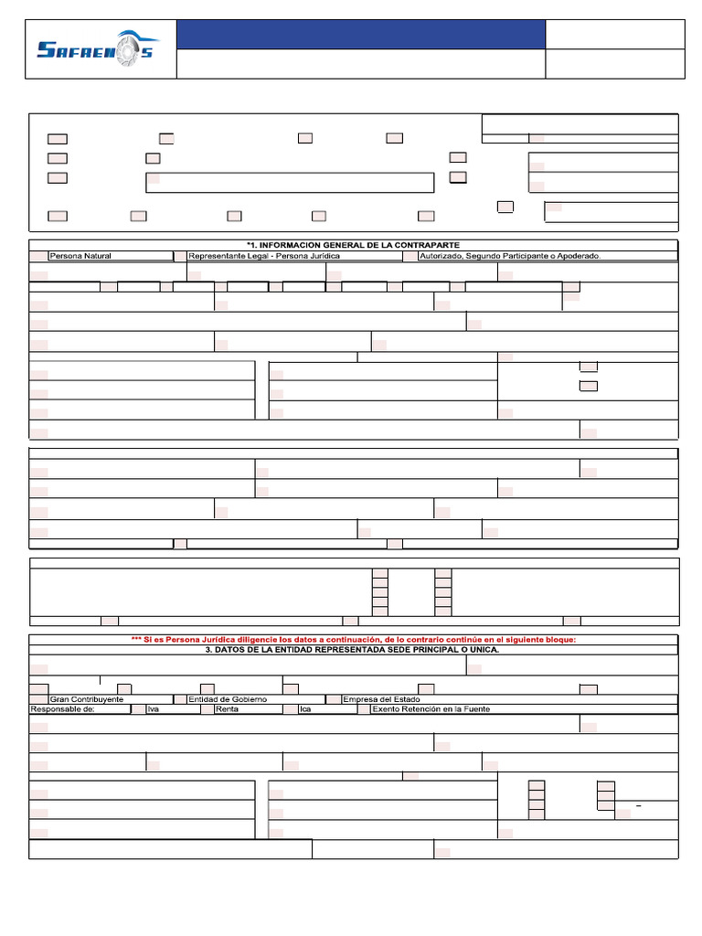 FGF.15_Formulario_de_conocimiento_de_la_contraparte_V1 | PDF | Transferencia bancaria | Economias