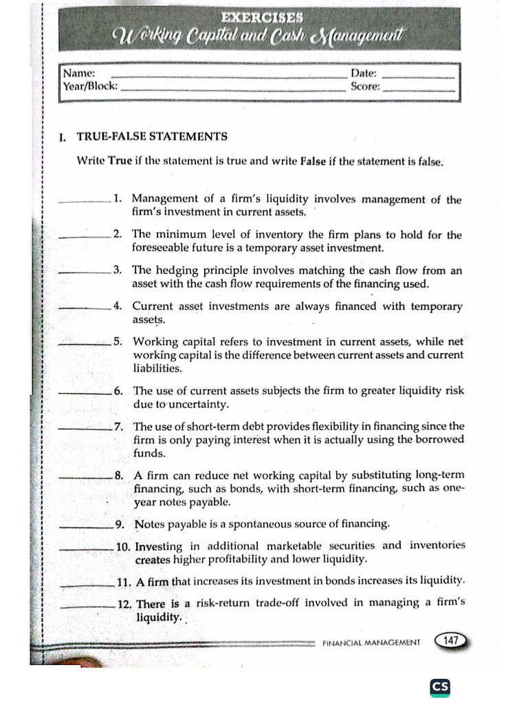 Chapter 4 Exercises | PDF