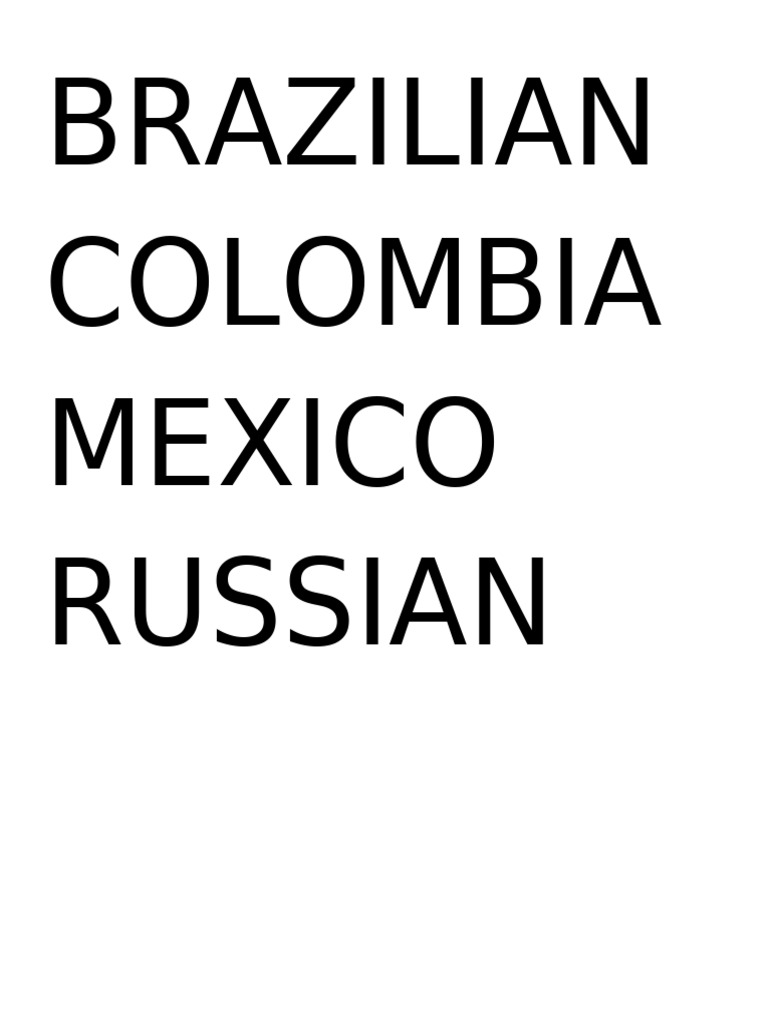 1.1 I'm Brazilian | PDF