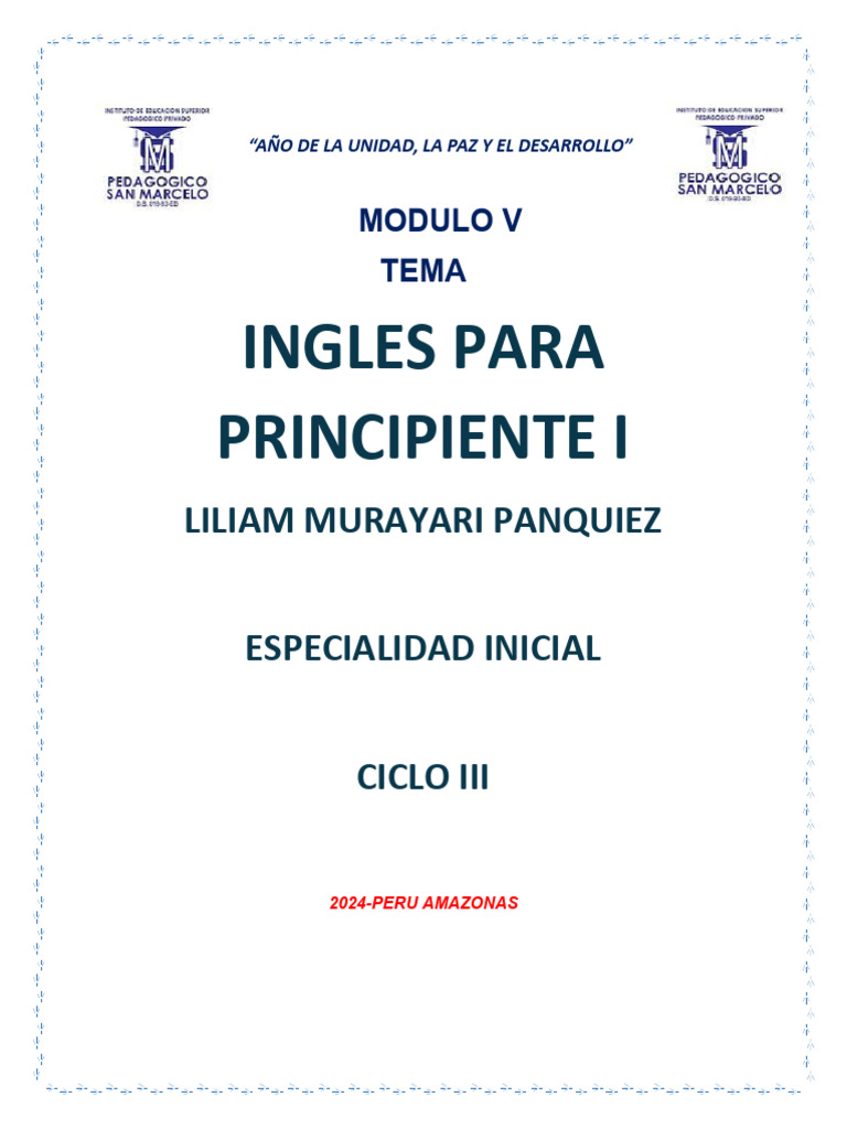 Trab - Modu V-Cicclo Iii | PDF