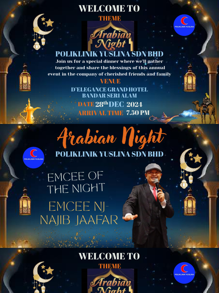 Slaid Tentatif Dinner Poli Yuslina 281224 | PDF