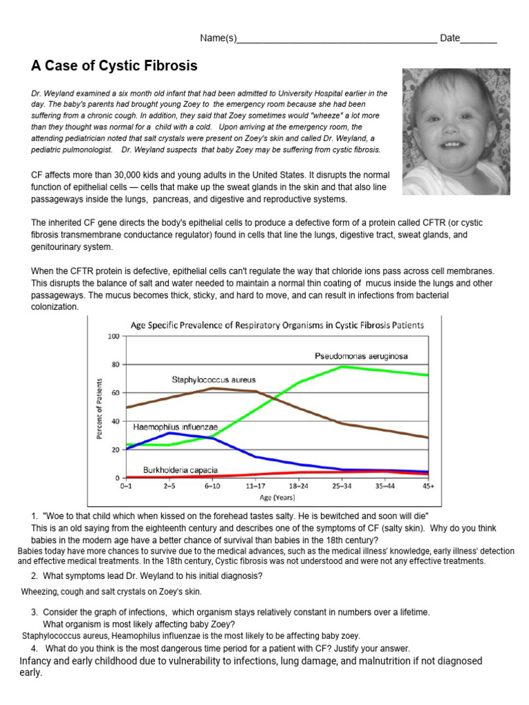Diagnosing Cystic Fibrosis in Infants | PDF | Exhalation | Medical ...