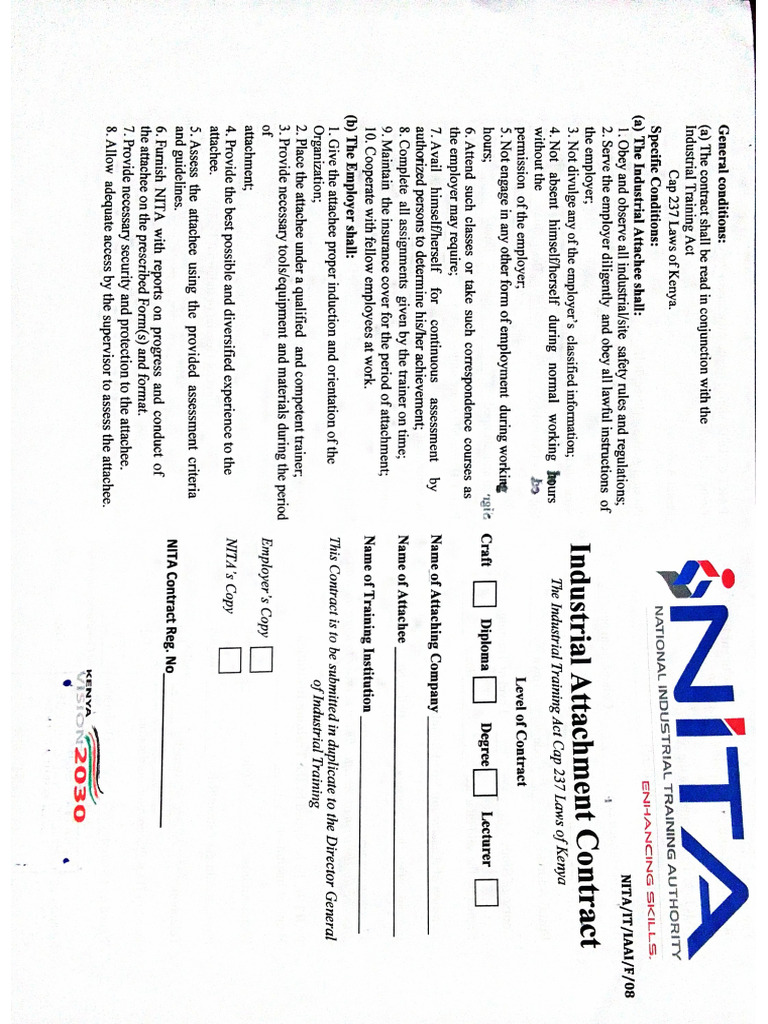 Nita Form | PDF