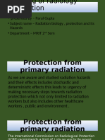 Radiation Protection Principles Explained | PDF