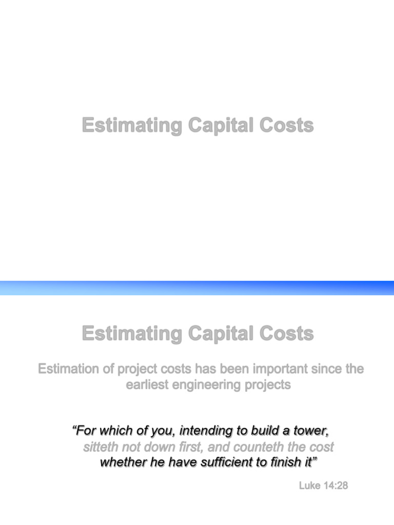 Capital Cost Estimation in Chemical Engineering | PDF | Cracking ...