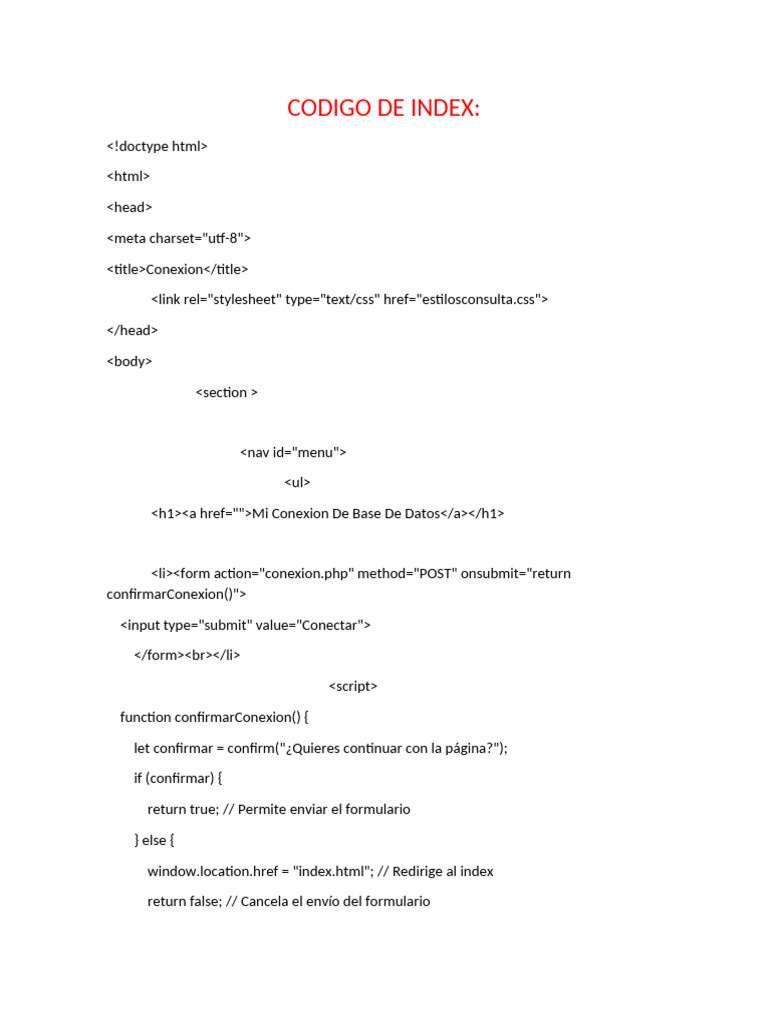 CODIGOS | PDF | SQL | Informática