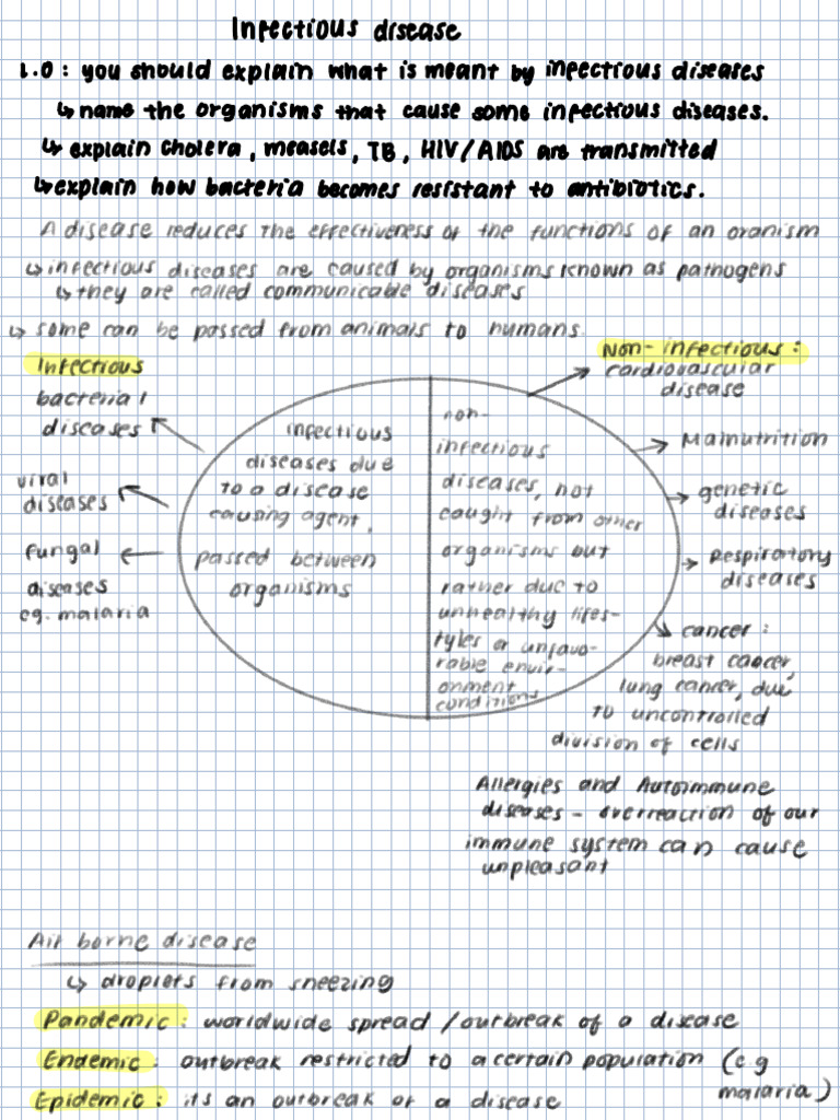 Infectious Diseases in As Biology | PDF | Infection | Bacteria