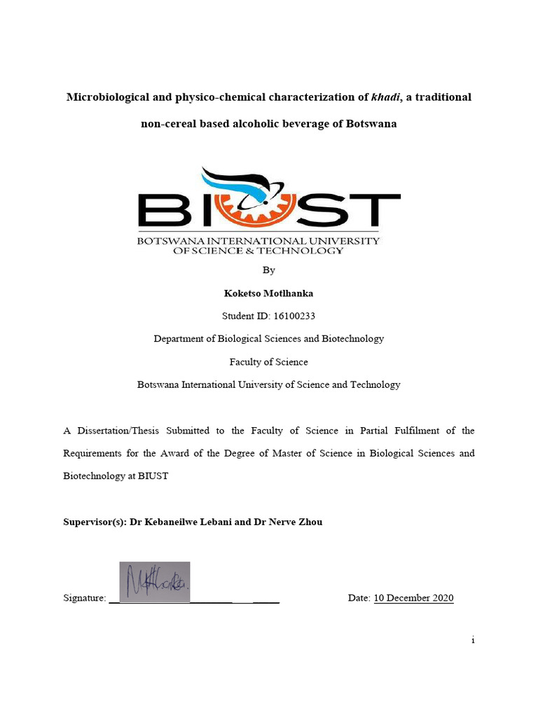 Motlhanka Biust 2021 | PDF | Glycolysis | Cellular Respiration