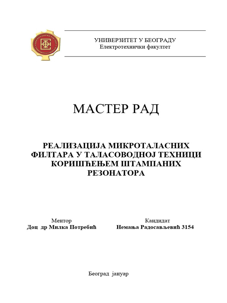 Primer Master Rada | PDF