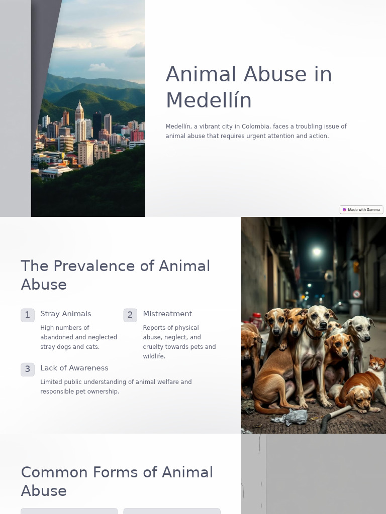 Animal Abuse Issues in Medellín, Colombia | PDF | Cruelty To Animals ...