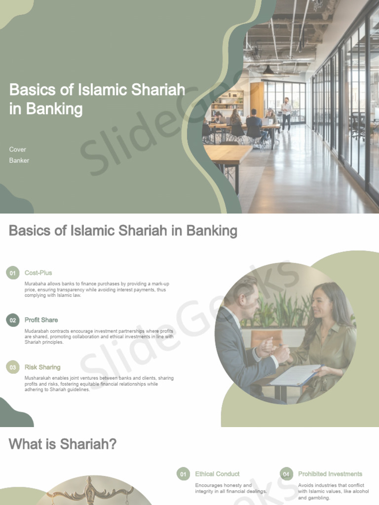 Basics of Islamic Shariah in Banking: Cover Banker | PDF | Islamic ...