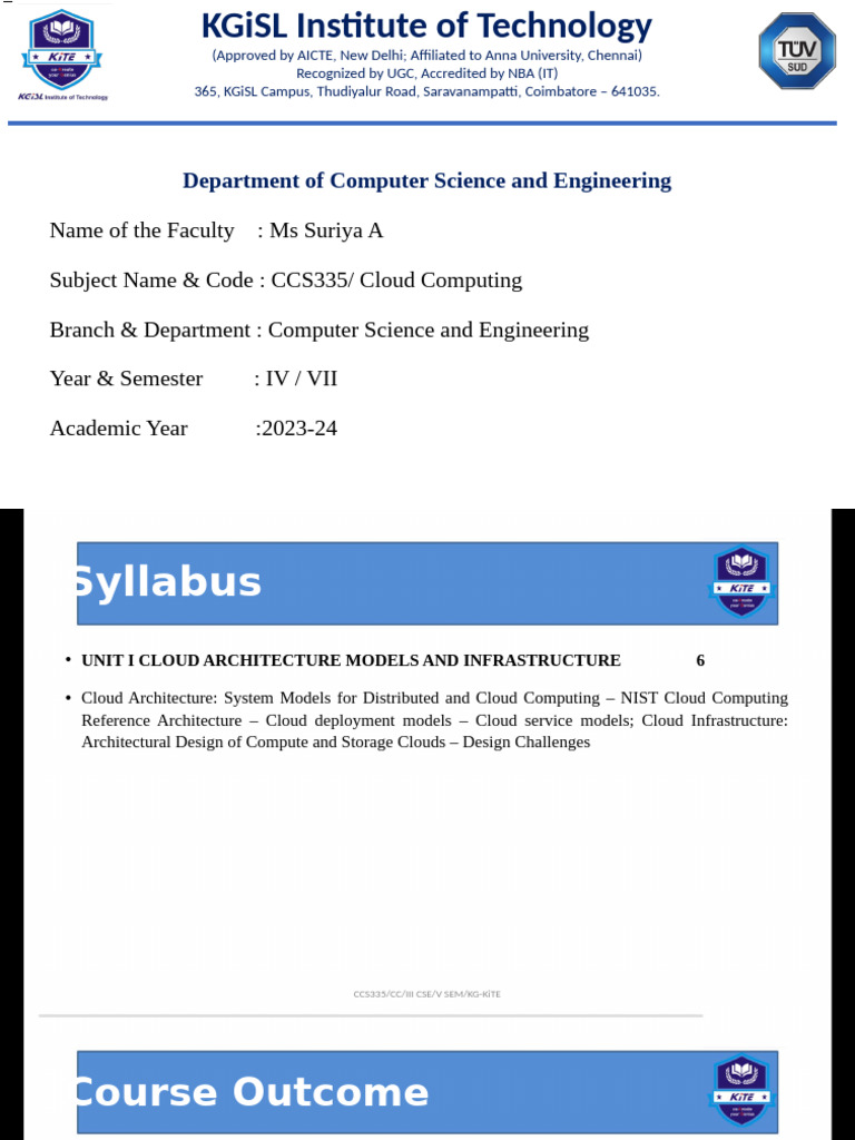 NIST CLoud Computing Reference Architecture | PDF | Cloud Computing | Service Level Agreement
