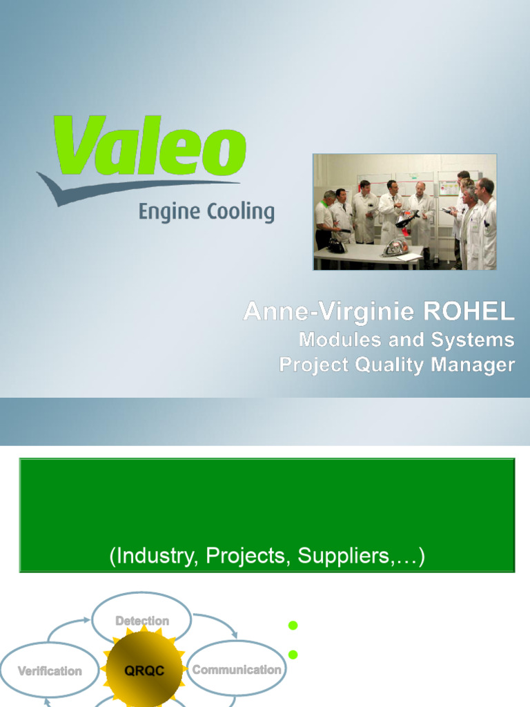 (EN) (Valeo) PDCA QRQC Presentation (2007) | PDF | Supply Chain | Data