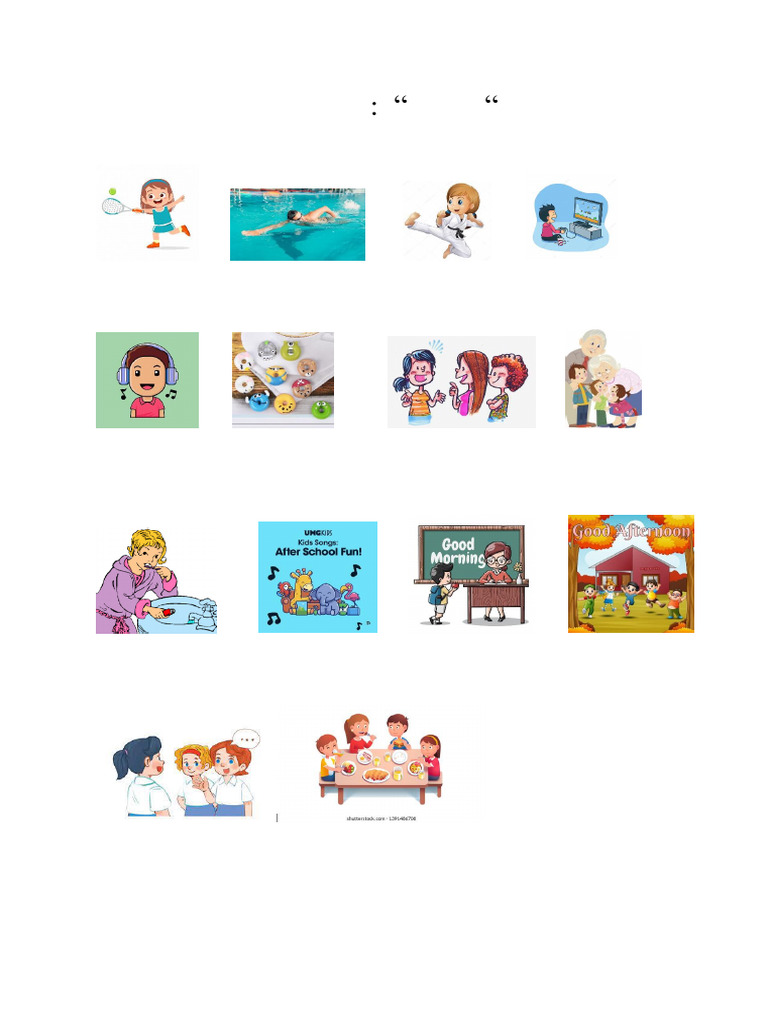 Picture Dictionary Unit 4 | PDF