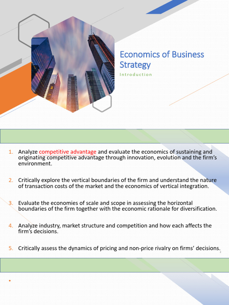 L1 Models of Strategic Management - 2023 | PDF | Strategic Management | Economics