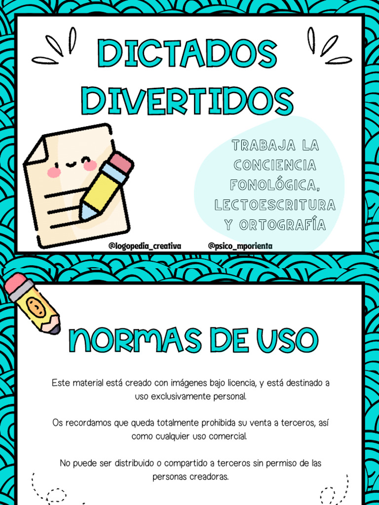 Dictados Divertidos | PDF
