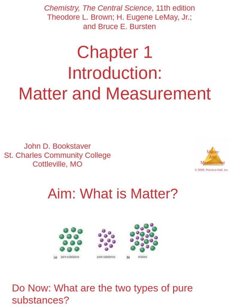 AP Chemistry 1 Chapter 1 Outline | PDF | Significant Figures | Temperature