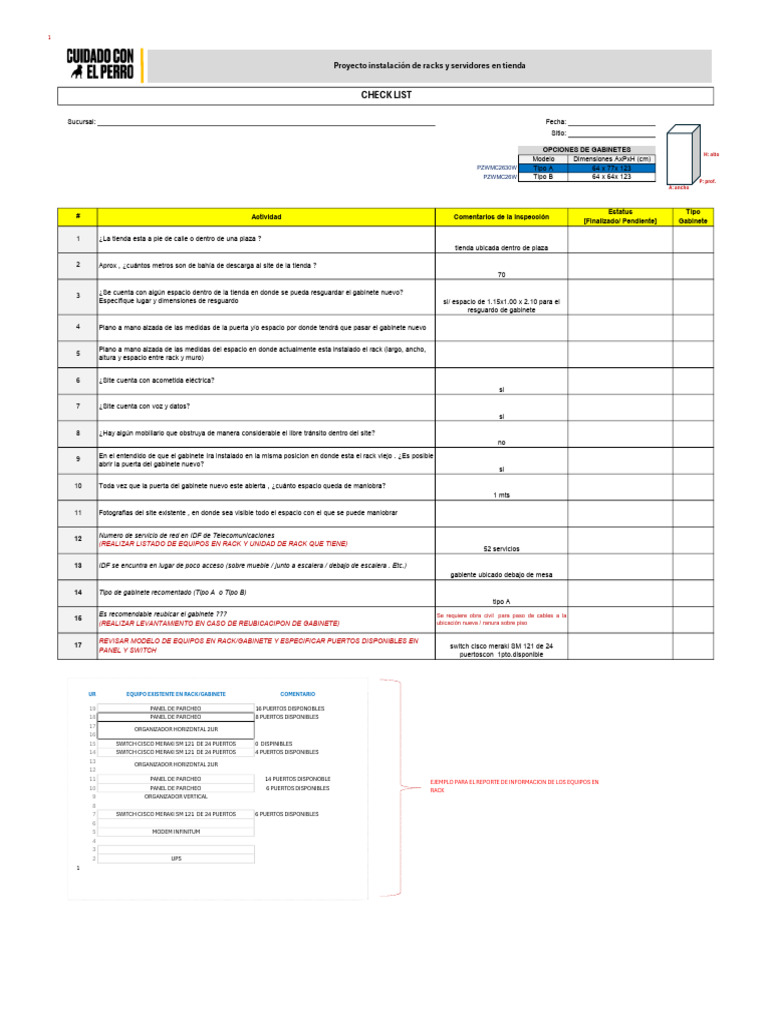 REPORTE - CRM 39852 GABINETE SUC T00056 CMX CC Paseo Acoxpa | PDF | Bienes manufacturados | Equipo