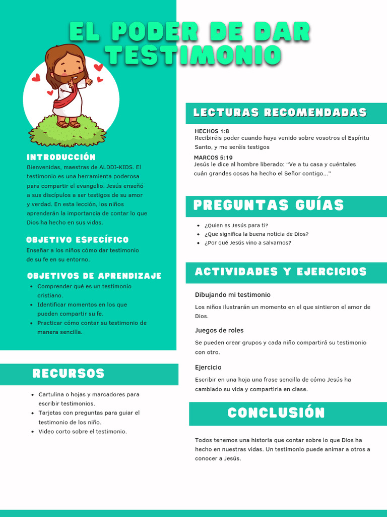 Guía El Poder de Dar Testimonio - 20250312 - 012637 - 0000 | PDF