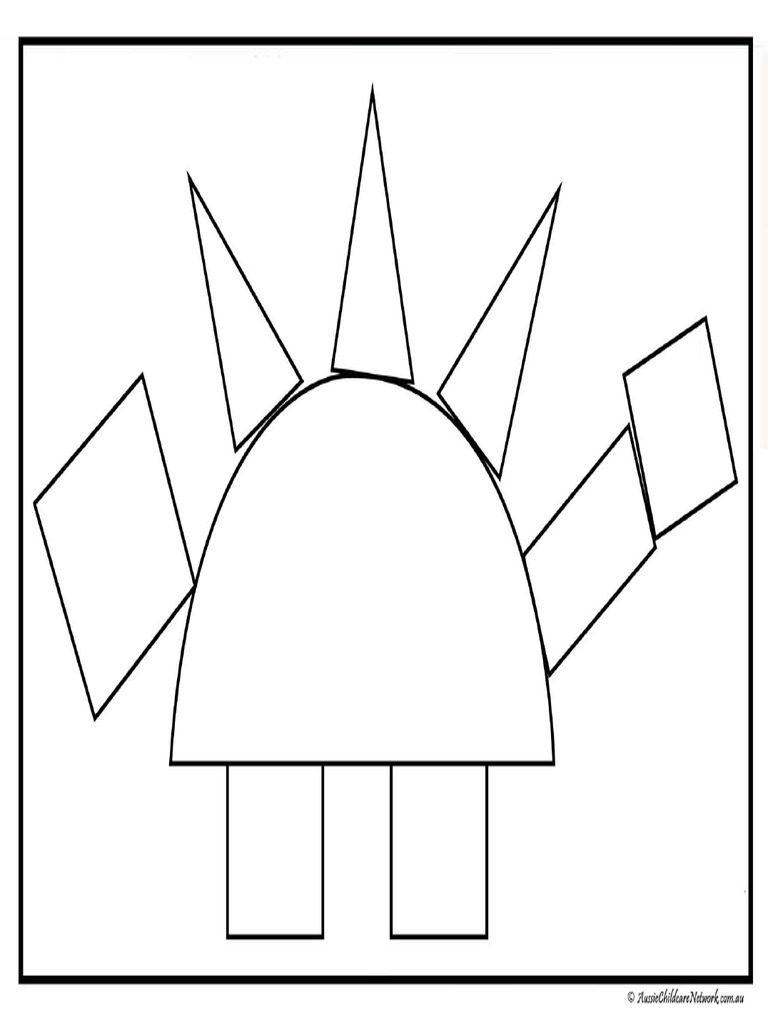 Dinosaur Shapes Set6 | PDF