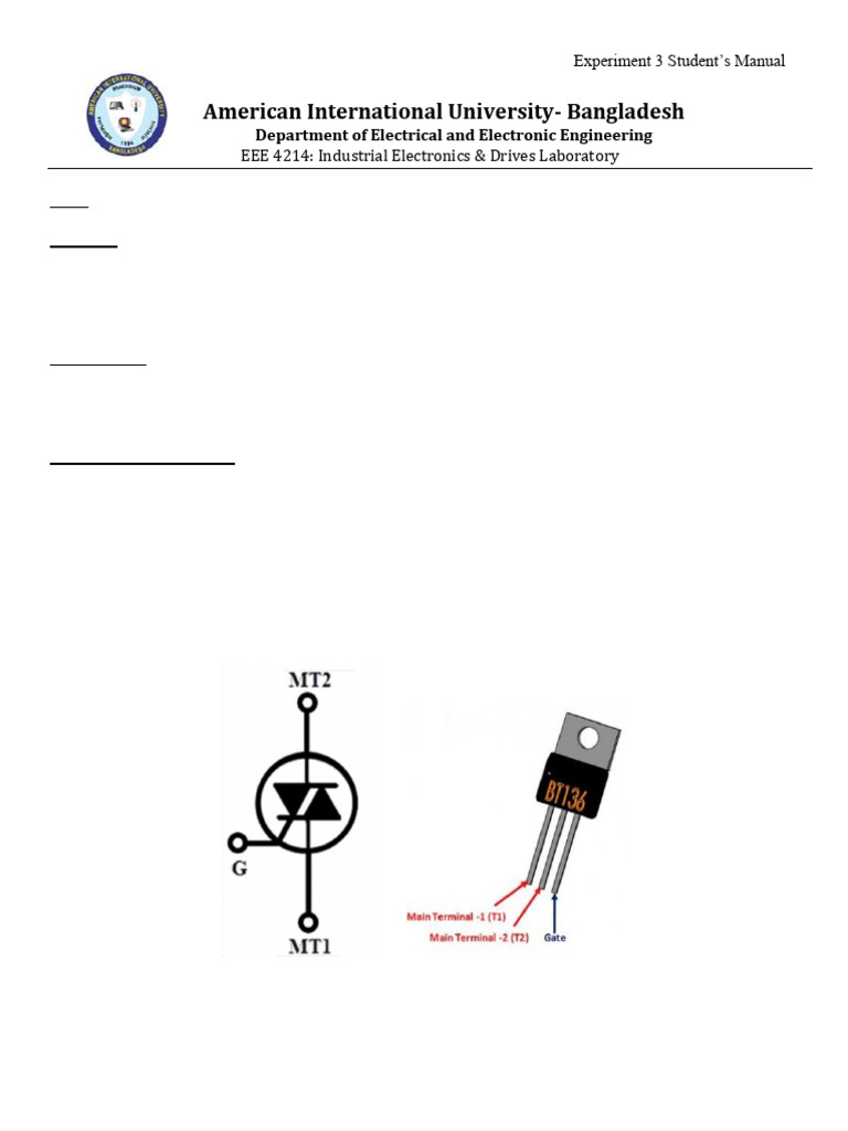 Ie Exp 3 Student Manual New | PDF | Electric Power | Electricity