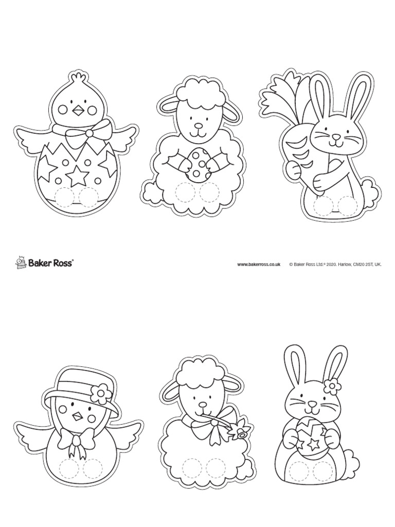 K747 Easter Colour in Finger Puppets | PDF