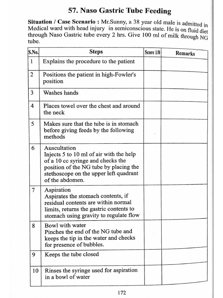 NG TUBE Feeding | PDF