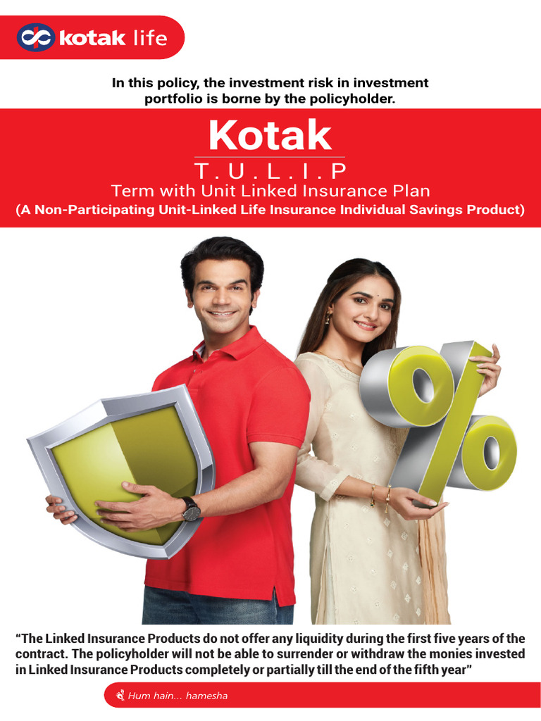 Kotak Tulip Plan Brochure | PDF | Insurance | Life Insurance