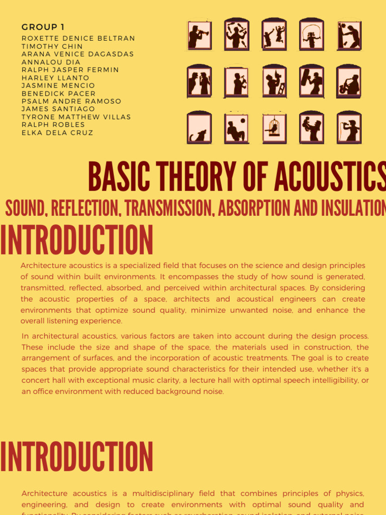 Basic Theory of Acoustics Sound | PDF | Sound | Acoustics