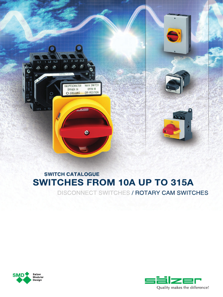 Salzer Electric Switchgear Catalogue | PDF | Switch | Electrical Equipment