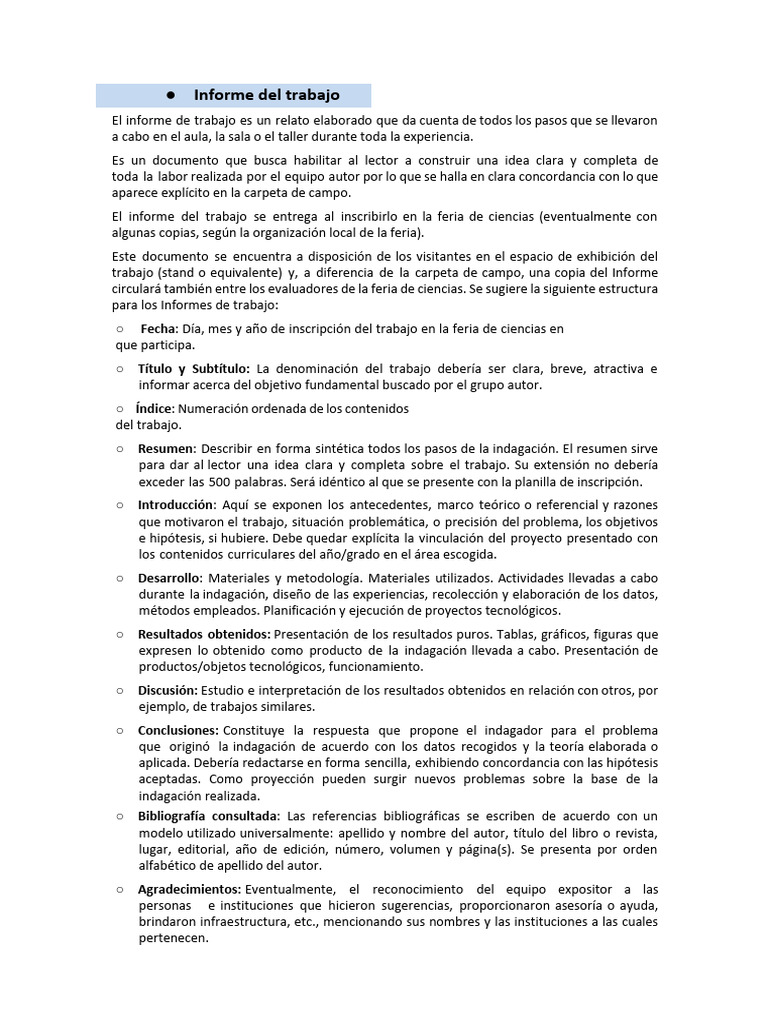 Informe Del Trabajo 4 | PDF | Science