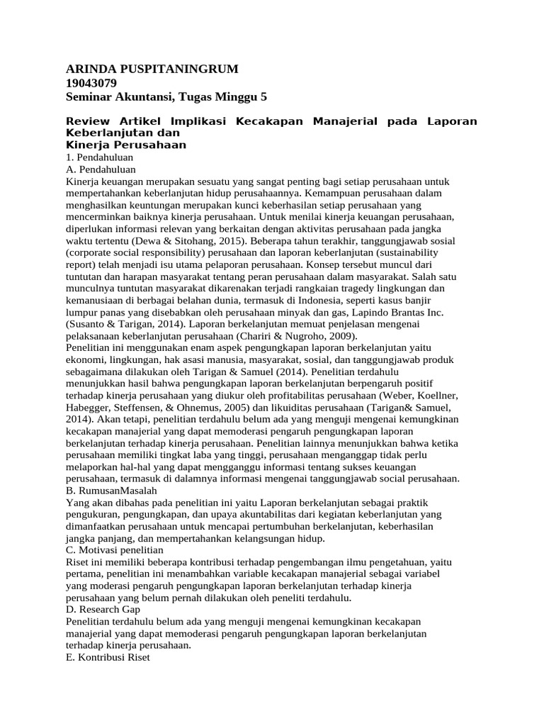 Tugas 5 Seminar Akmen Arinda | PDF