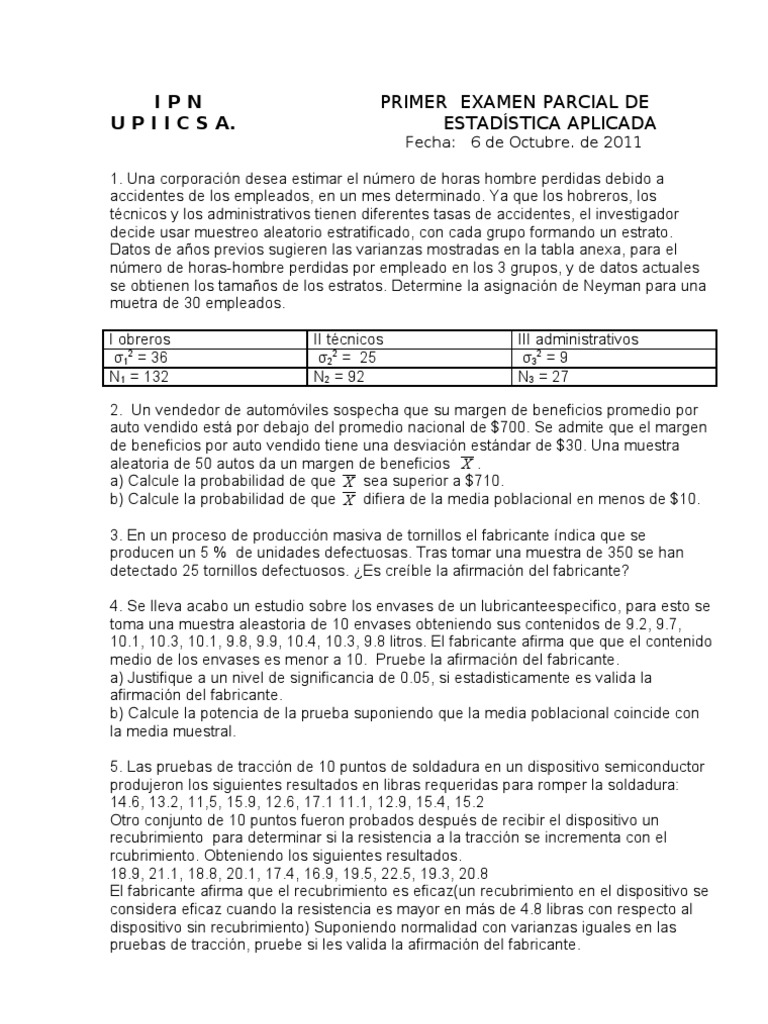 Estposgrado | PDF | Muestreo (Estadísticas) | Probabilidades y estadísticas