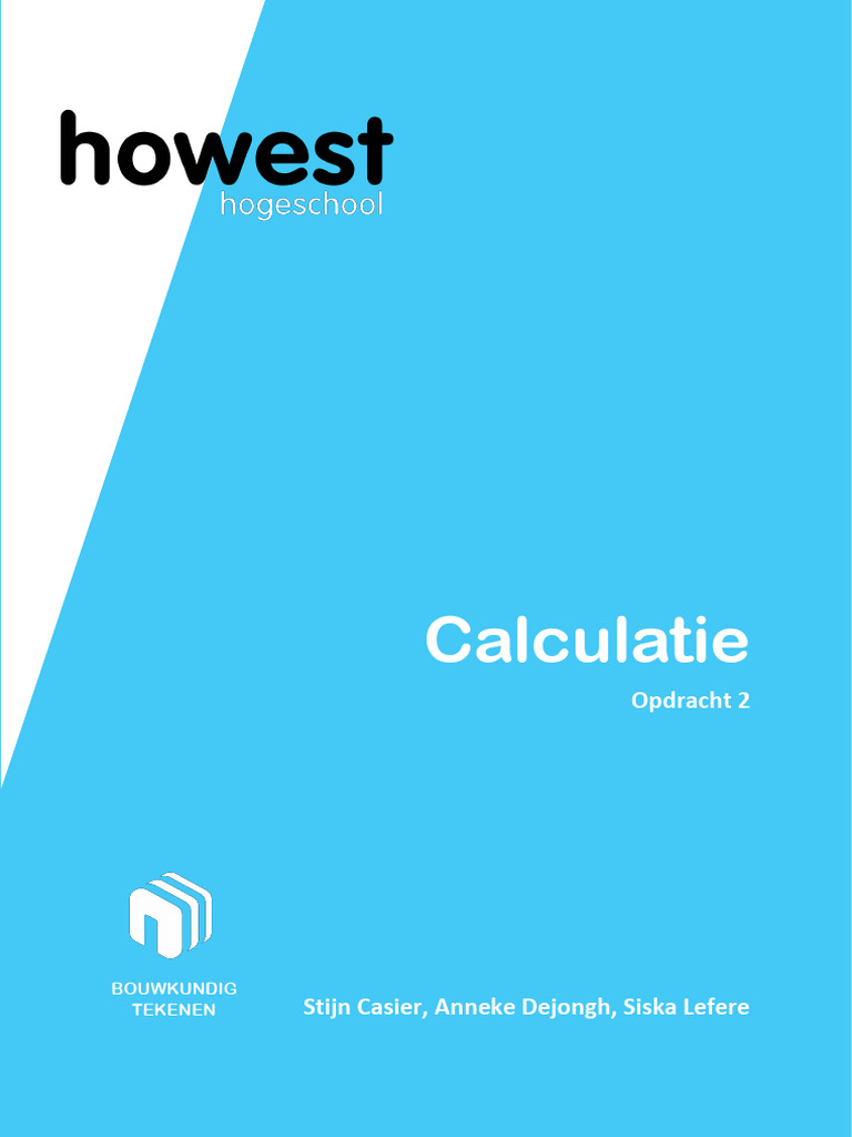 Uitvoering Calculatie Opdracht1 BestekMeetstaat | PDF