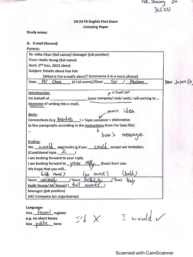 Eng Listening Study Area | PDF