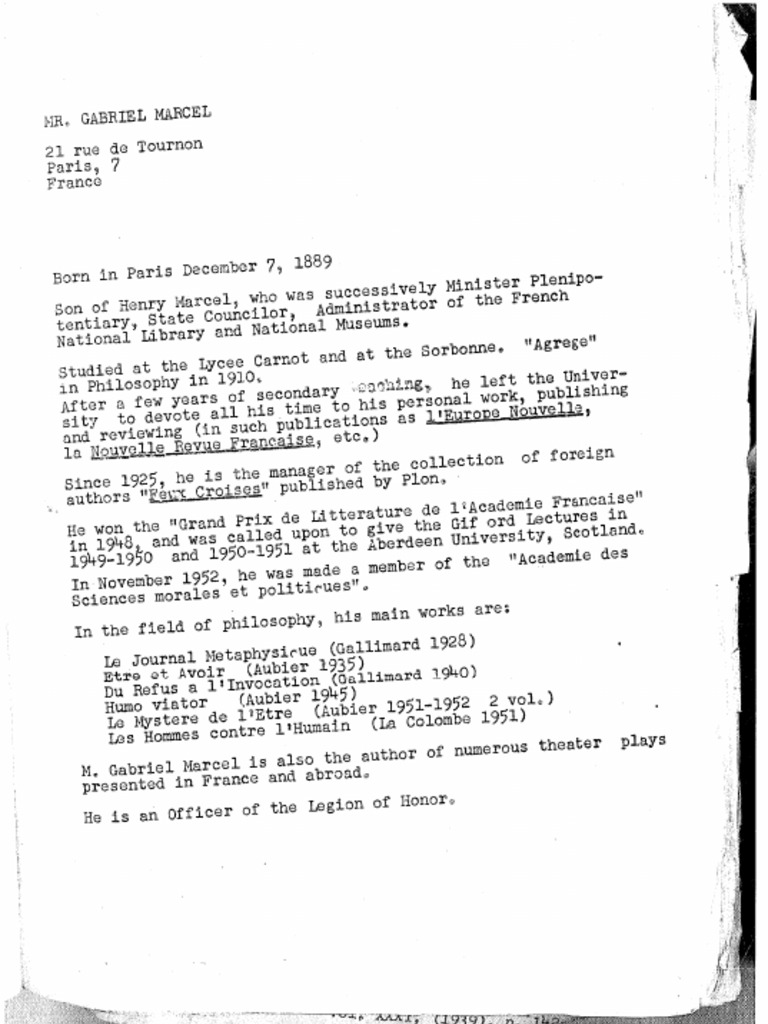 CV Marcel | PDF