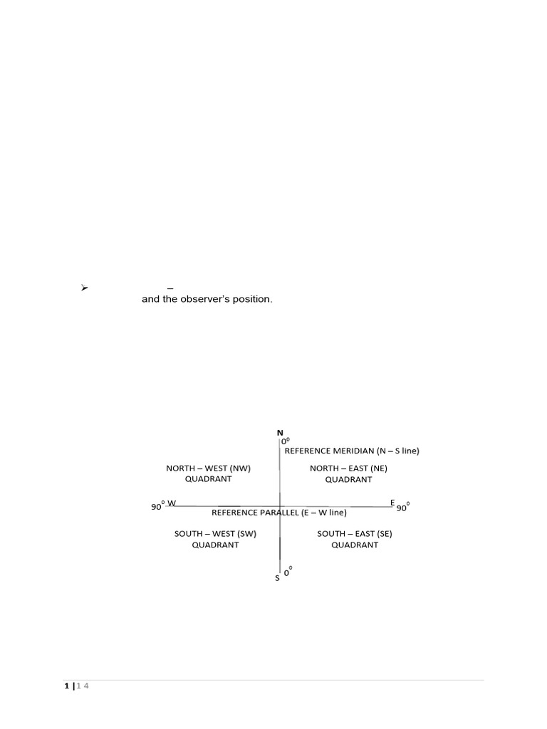 GEFS - Lecture 2 - Measurements of Direction and Angles, Balancing of Closed Traverse | PDF ...
