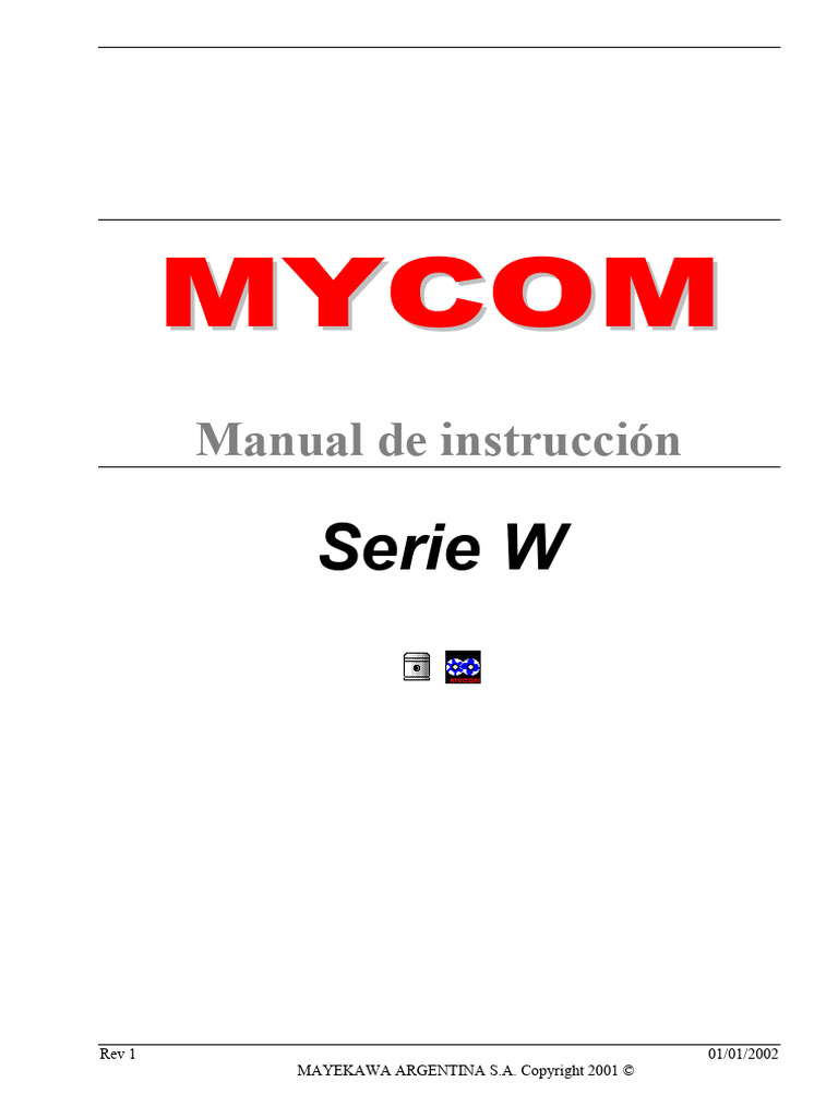 Manual Mycon_pablo | PDF | Bomba | Pistón