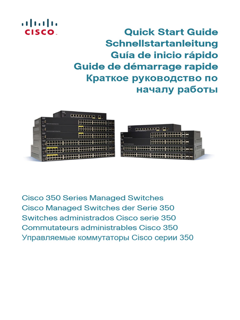 cisco_sg350 | PDF | Network Switch | Ip Address