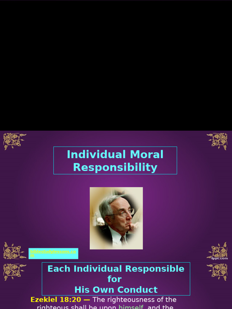 Individual Responsibility | PDF | Gospel Of Mark | Religious Belief And ...