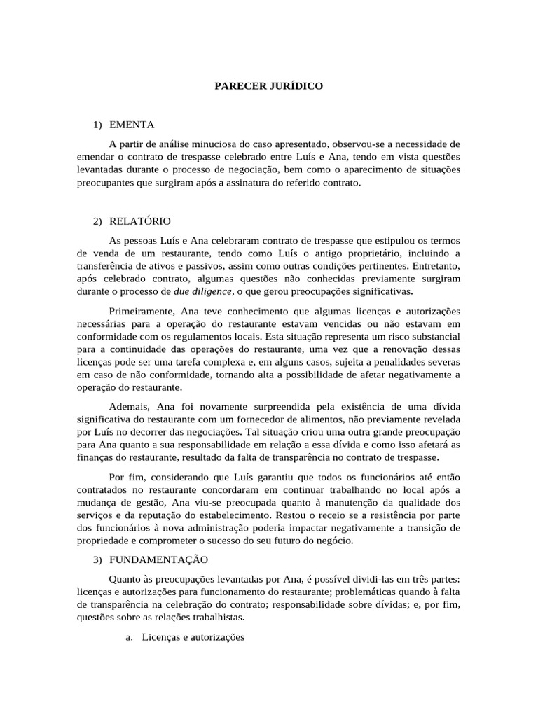 parecer juridico | PDF