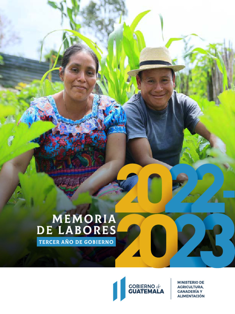 Memoria de Labores MAGA 2022 | PDF | Agricultura | Ministerio (Departamento de Gobierno)